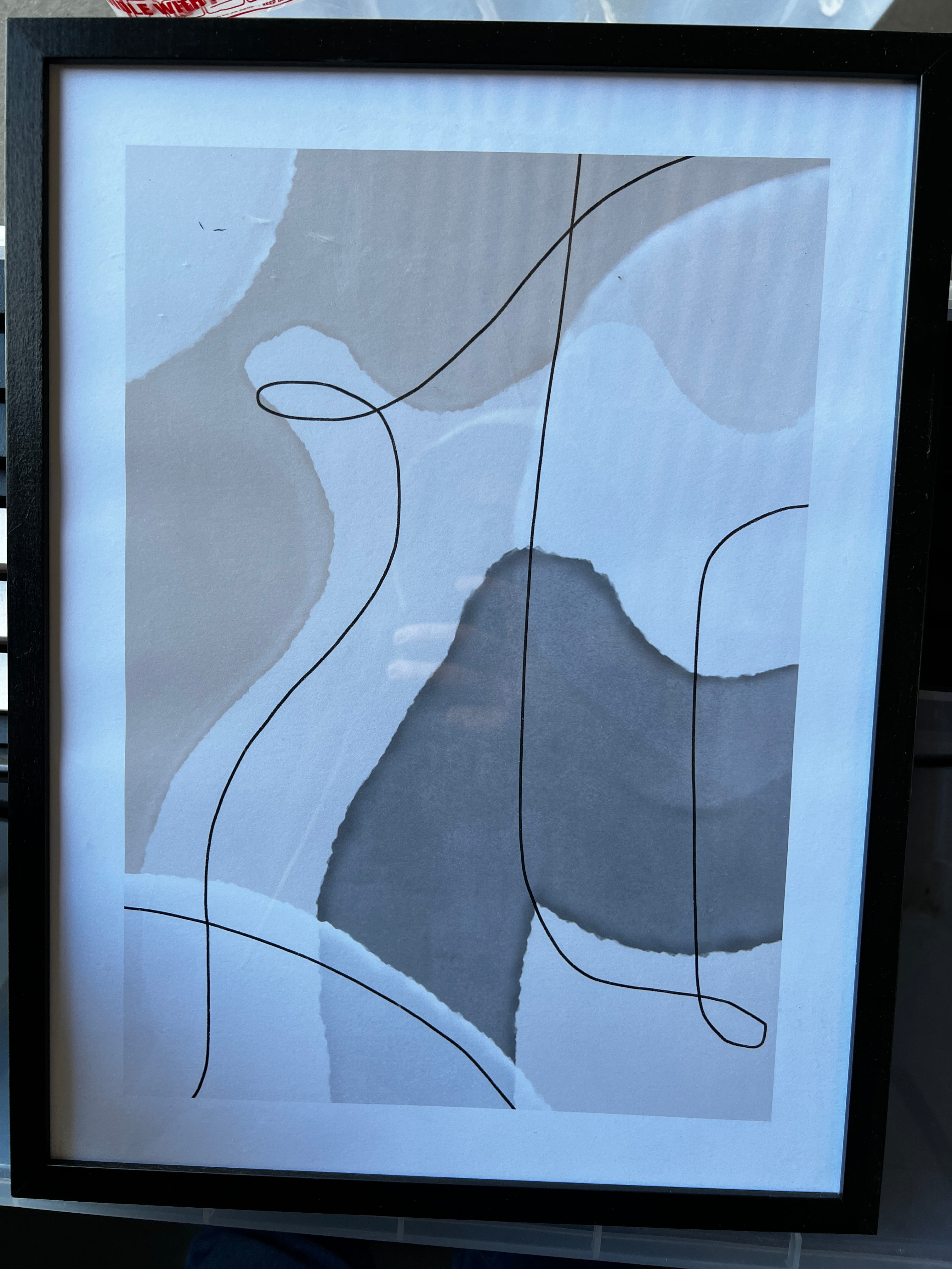 Shapes and Lines No2 Poster, 30 x 40cm, framed – Flyp Catalog