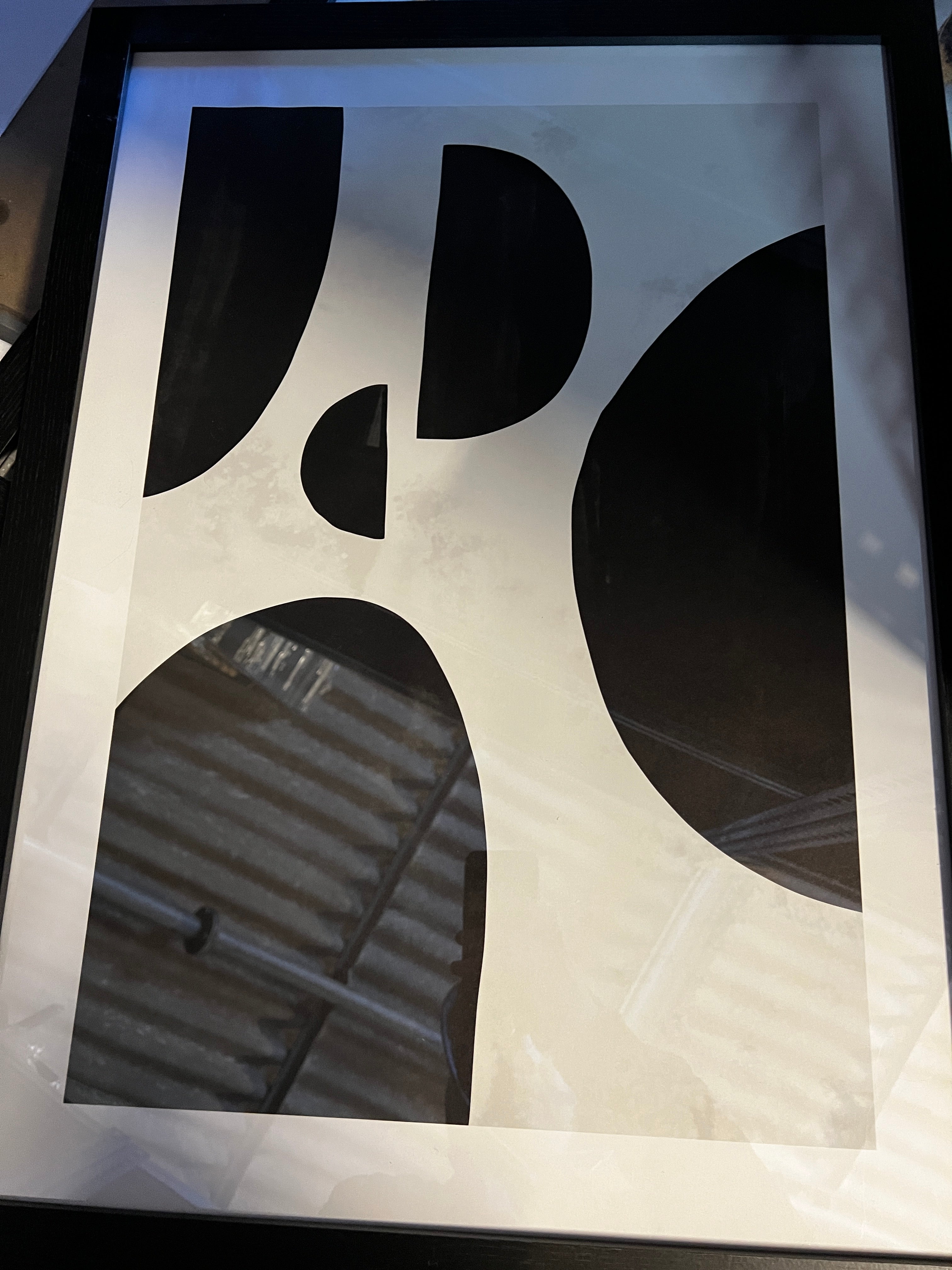 Solid Shapes No.4, 50 x 70cm, framed – Flyp Catalog